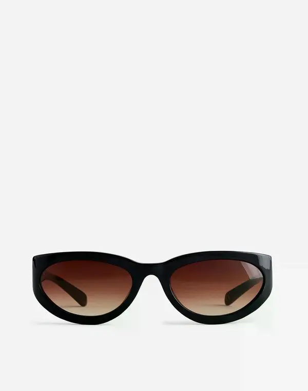 Madewell Wraparound Sunglasses In True Black - 47% Off  display picture 1