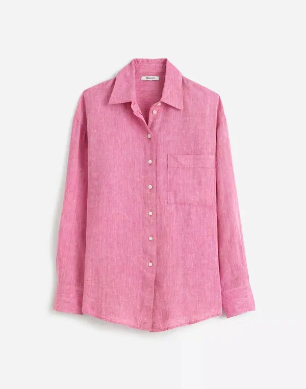 Madewell Linen Oversized Button-up Shirt
