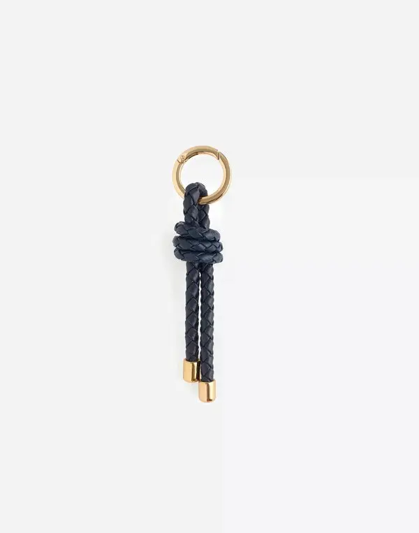 Madewell Woven Leather Bag Charm - Juniper Berry