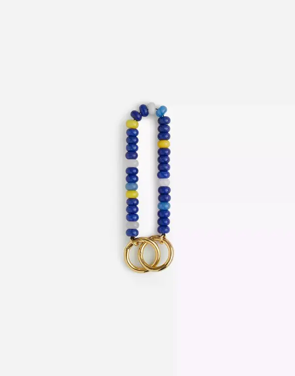 Madewell Beaded Bag Charm - Bright Sapphire