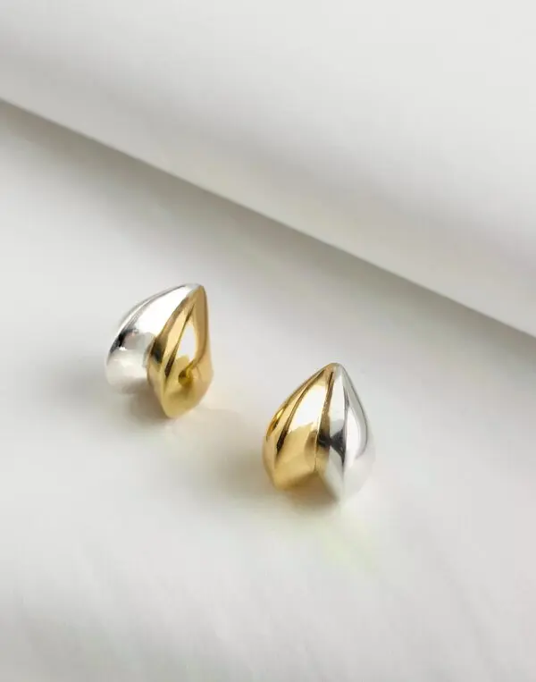 Madewell Demi-fine Sculptural Statement Earrings - 14k Gold