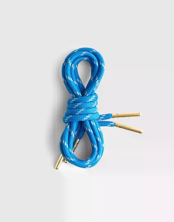 Madewell Cord Boat Shoelaces - Villa Blue Multi