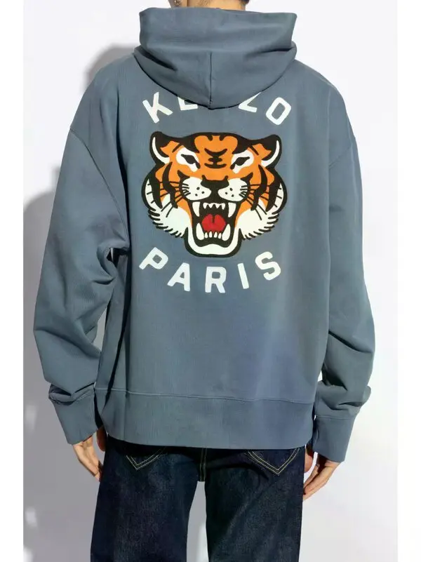 Kenzo Tiger Head Embroidered Hoodie