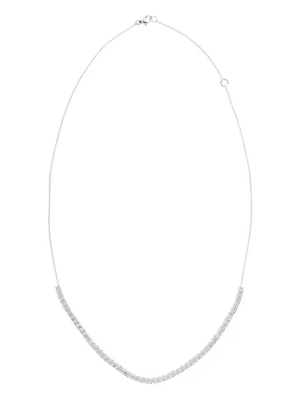 DANA REBECCA DESIGNS 14kt White Gold Ava Bea Diamond Tennis Choker - Silver