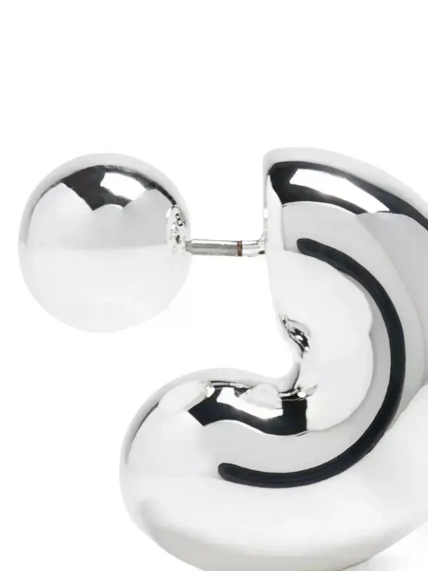 Jenny Bird Tome Medium Hoops - Silver