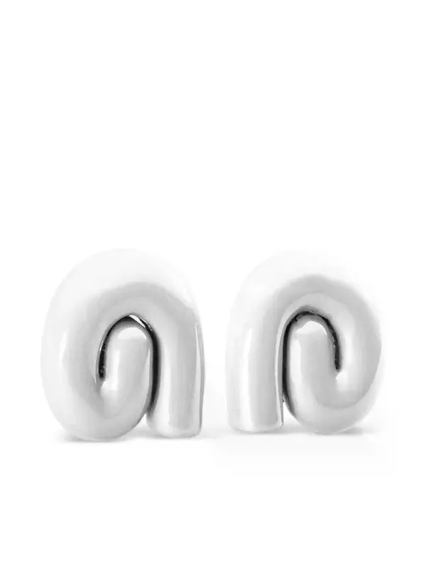 UNCOMMON MATTERS Nimbus Sculptural Earrings - Grey