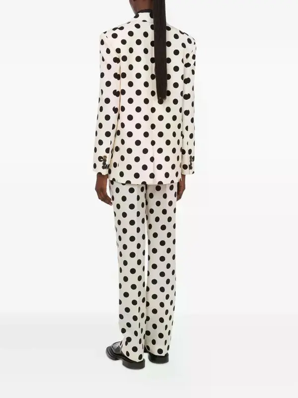 Moschino Polka-dot Wool Blazer
