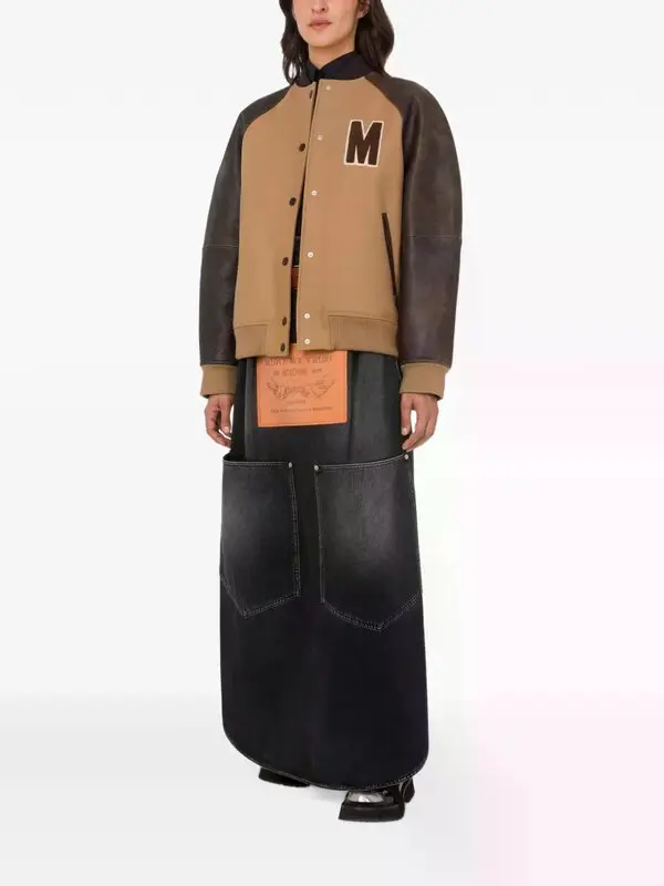 Moschino Contrast-sleeves Bomber Jacket
