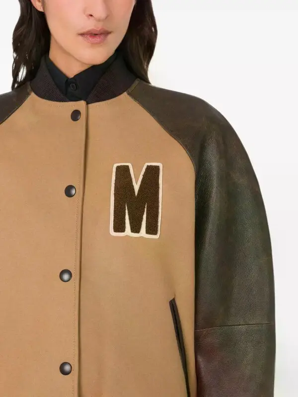 Moschino Contrast-sleeves Bomber Jacket