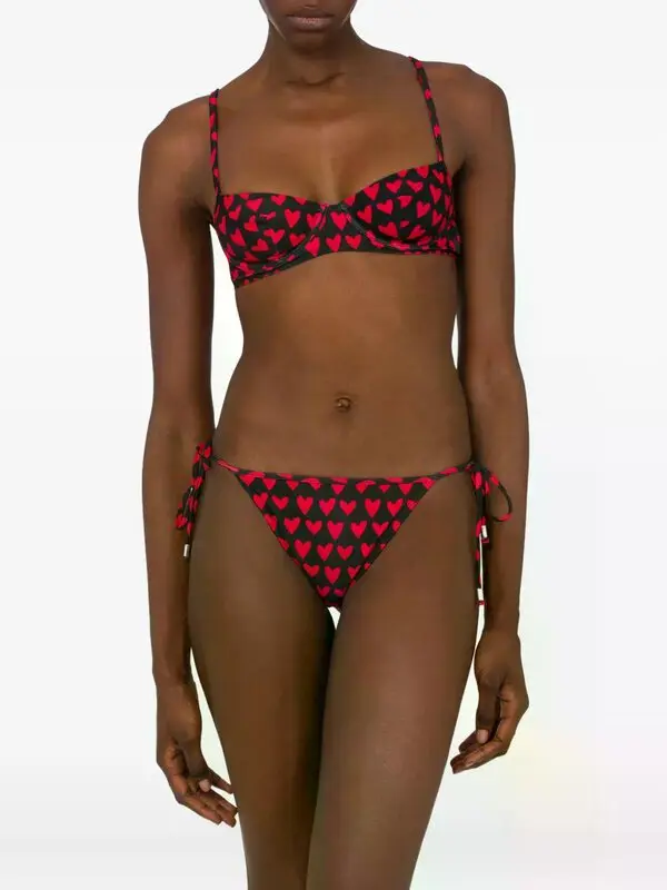 Moschino Heart-print Bikini Top