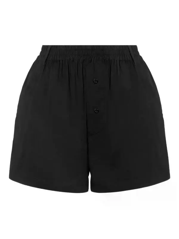 Moschino Button-fastening Cotton Shorts