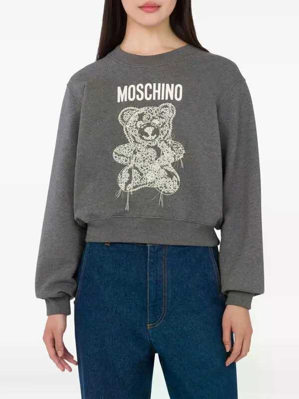Moschino Embroidered Teddy Bear Sweatshirt