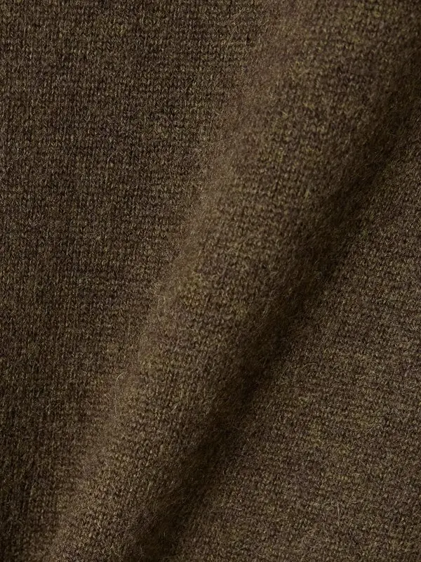 Altuzarra Madleen Wrap-effect Cashmere Midi Dress