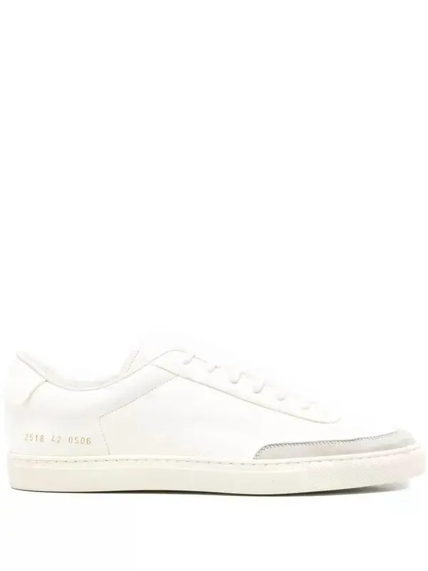COMMON PROJECTS Leather Panelled Low-top Sneakers