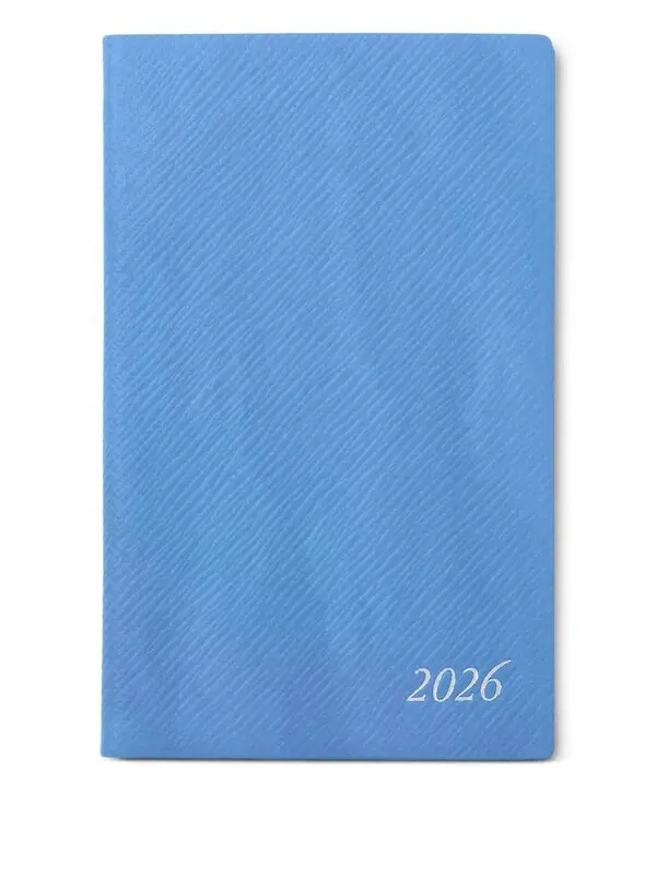 Smythson 2026 Panama Weekly Diary - Blue