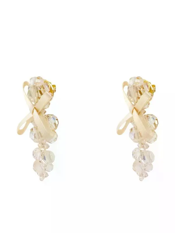 Simone Rocha Embellished Bow Earrings