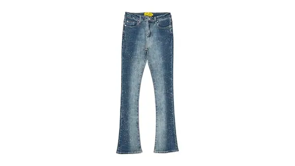GUAPI Starry Sky Denim Jean - Acid Blue