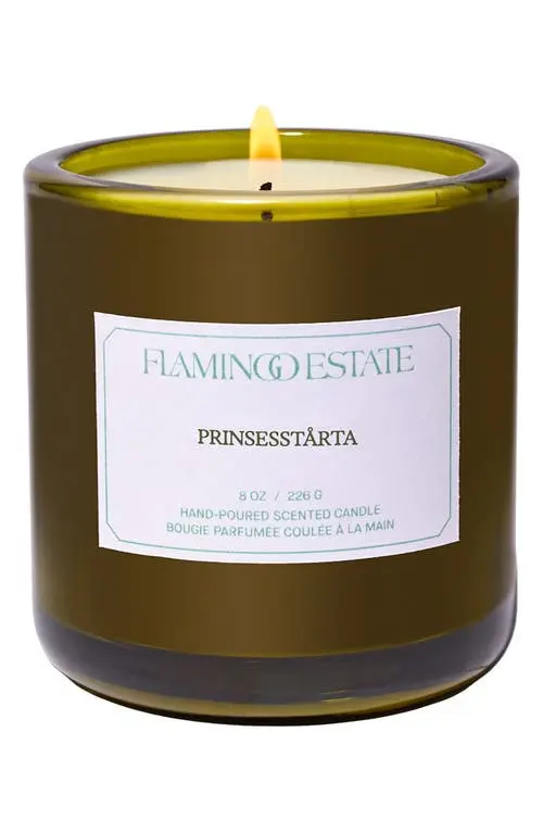 FLAMINGO ESTATE Prinsesstårta Candle - Green