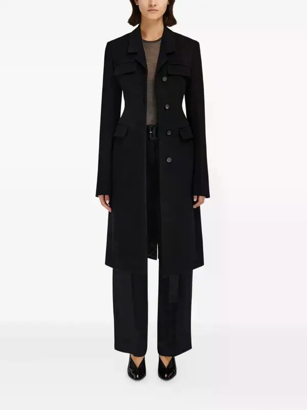 FERRAGAMO Flap-pocket Single-breasted Coat