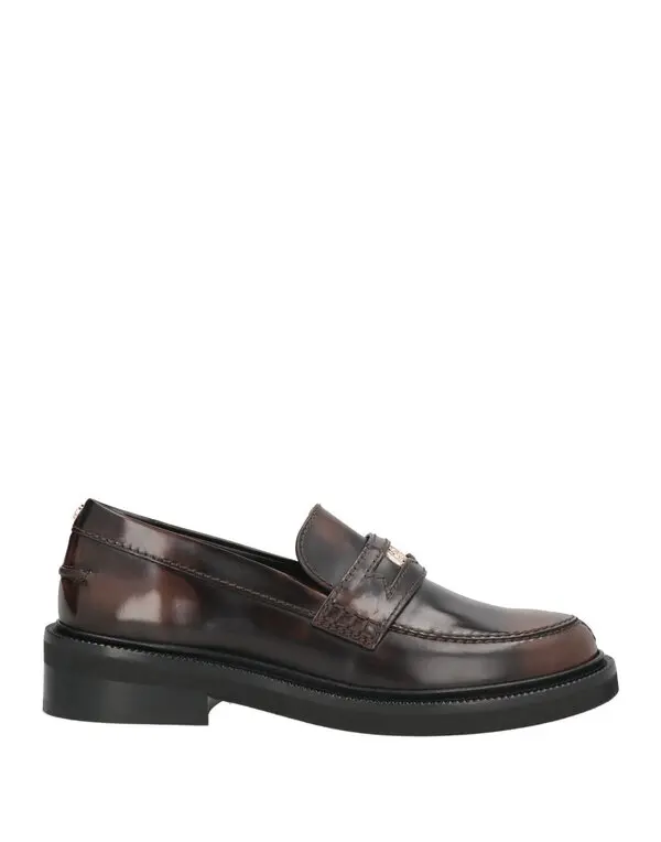 Maje Loafers In Leather - Brown