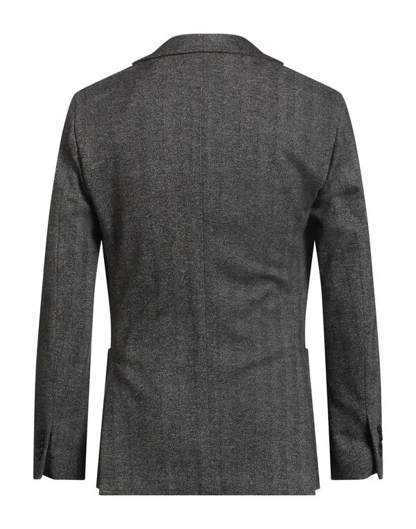 Boglioli Blazer Charcoal Size Cotton, Virgin Wool