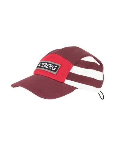 Iceberg Logo Baseball Cap - Red