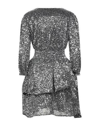 maje short metallic dress Short metallic dress