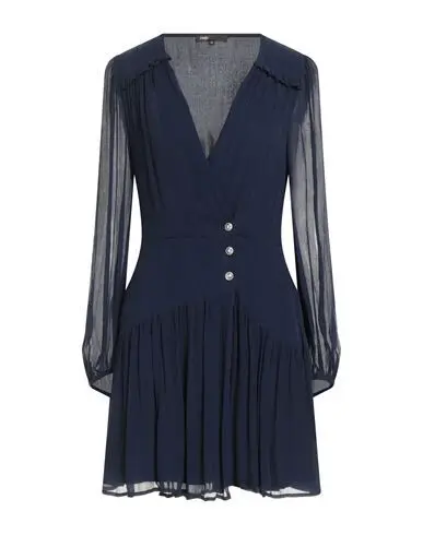 Maje Georgette Mini Wrap Dress