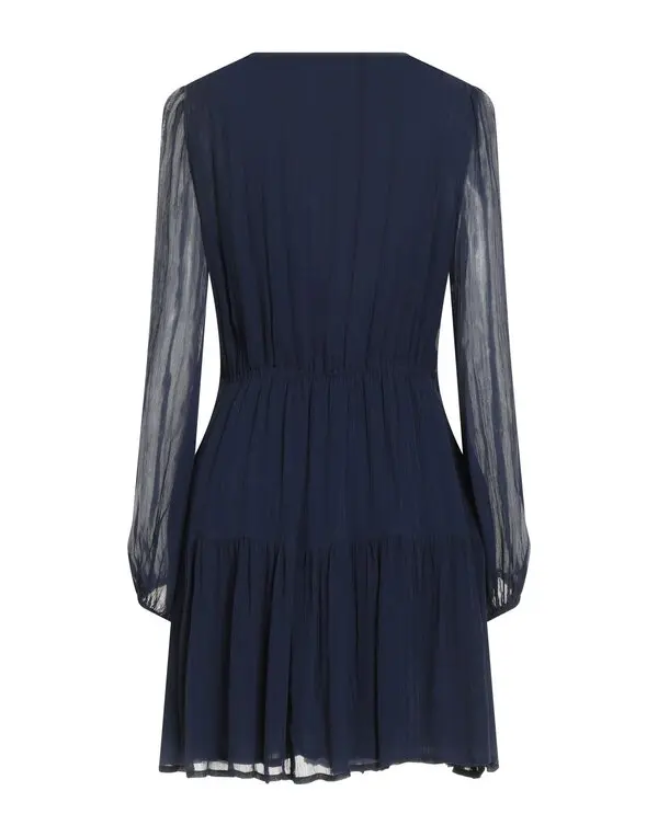Maje Georgette Mini Wrap Dress