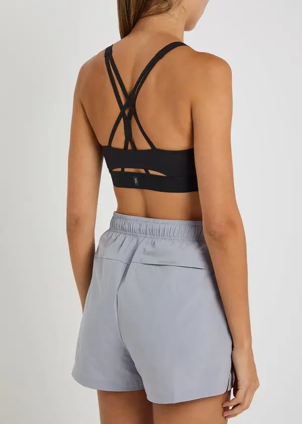 On Studio Stretch-jersey Bra Top - Black