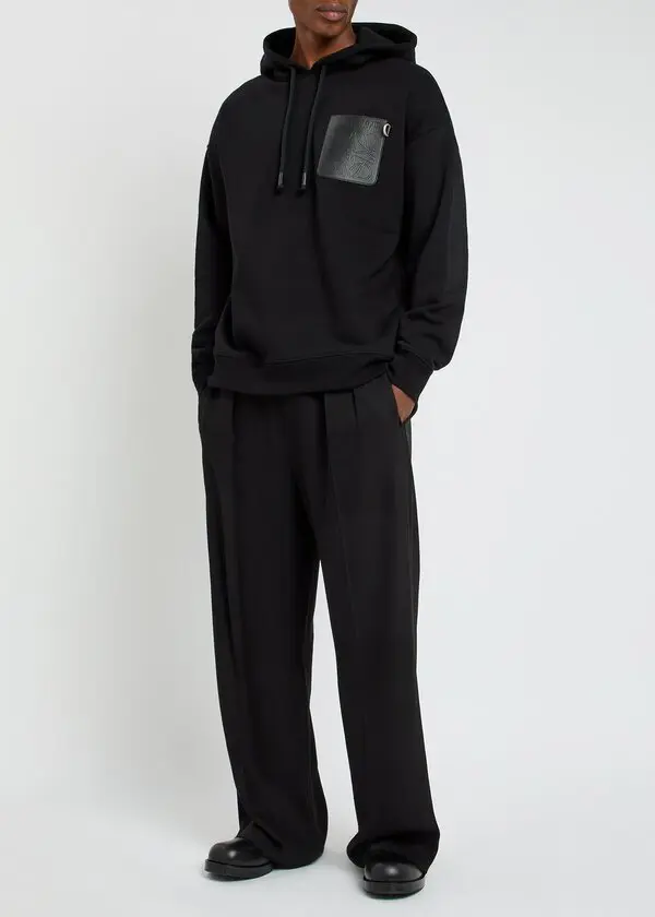 Loewe Logo-embroidered Woven Trousers