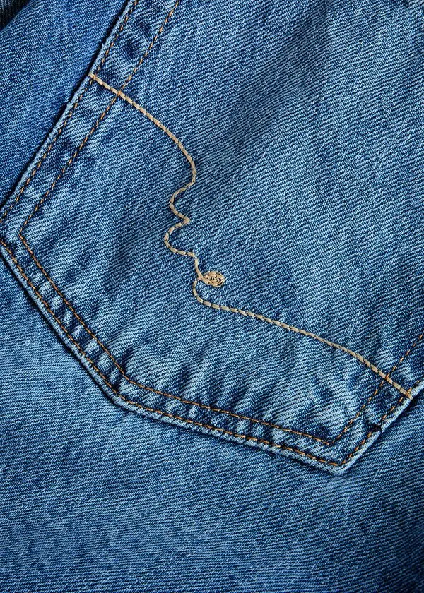 Free People East Bay Cuffed Straight-leg Jeans
