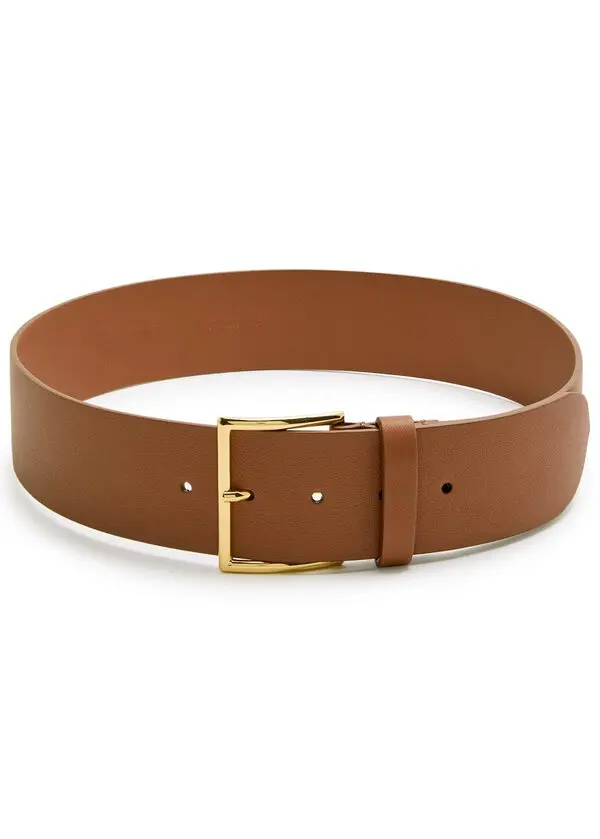 Anderson's Grained Leather Belt - Brown