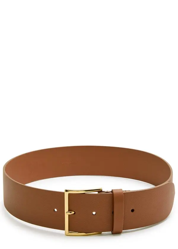 Anderson's Grained Leather Belt - Brown