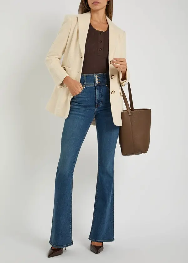 Veronica Beard Beverly Flared-leg Jeans