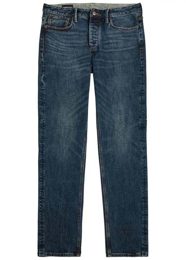 Emporio Armani Slim-leg Jeans - Denim