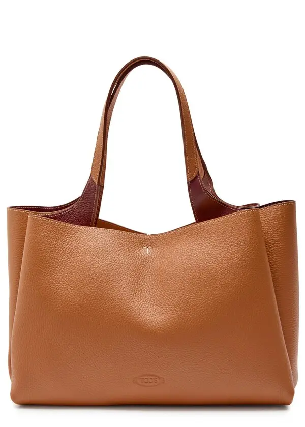 TOD'S Florida Medium Leather Tote Bag