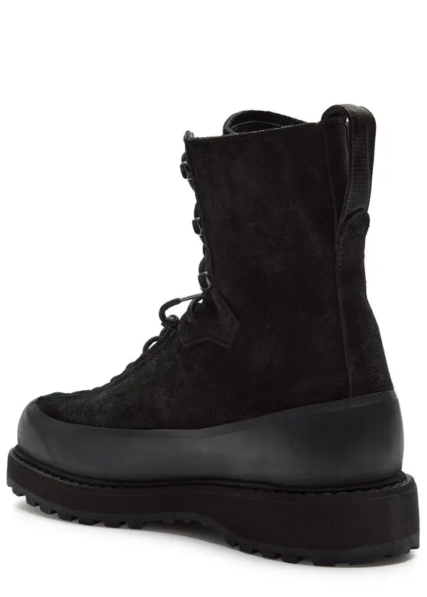 Stone Island Suede Hiking Boots - Black