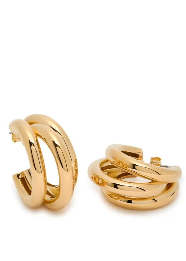 Rabanne Layered Hoop Earrings