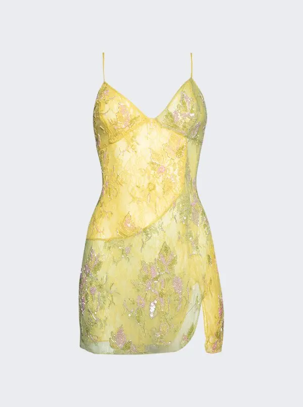 ROBERTA EINER Embroidered Fairy Dress - Yellow