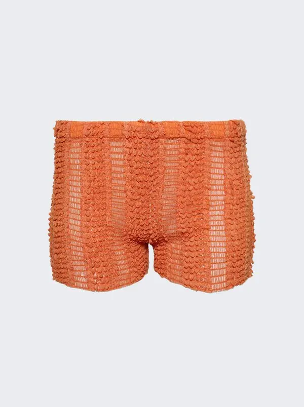 ROBERTA EINER Angel Micro Shorts - Orange