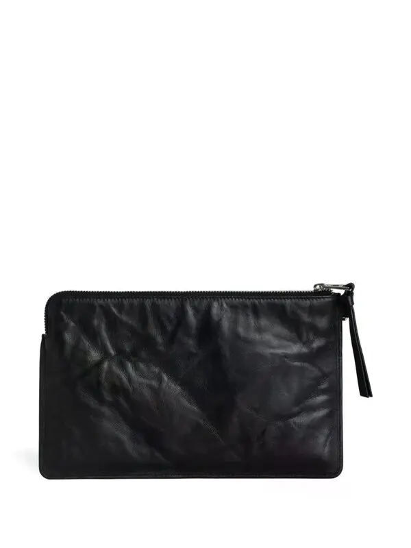 Zadig&Voltaire Angel Wings Leather Clutch Bag