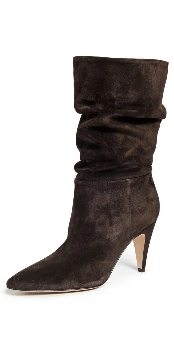 GIANVITO ROSSI Elise Camoscio Stivale Boots - Moka