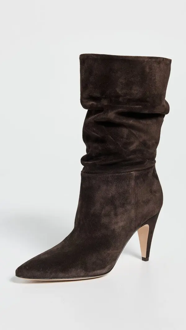GIANVITO ROSSI Elise Camoscio Stivale Boots - Moka