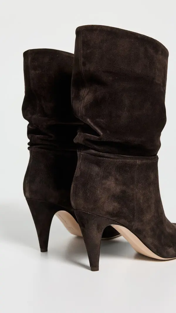 GIANVITO ROSSI Elise Camoscio Stivale Boots - Moka