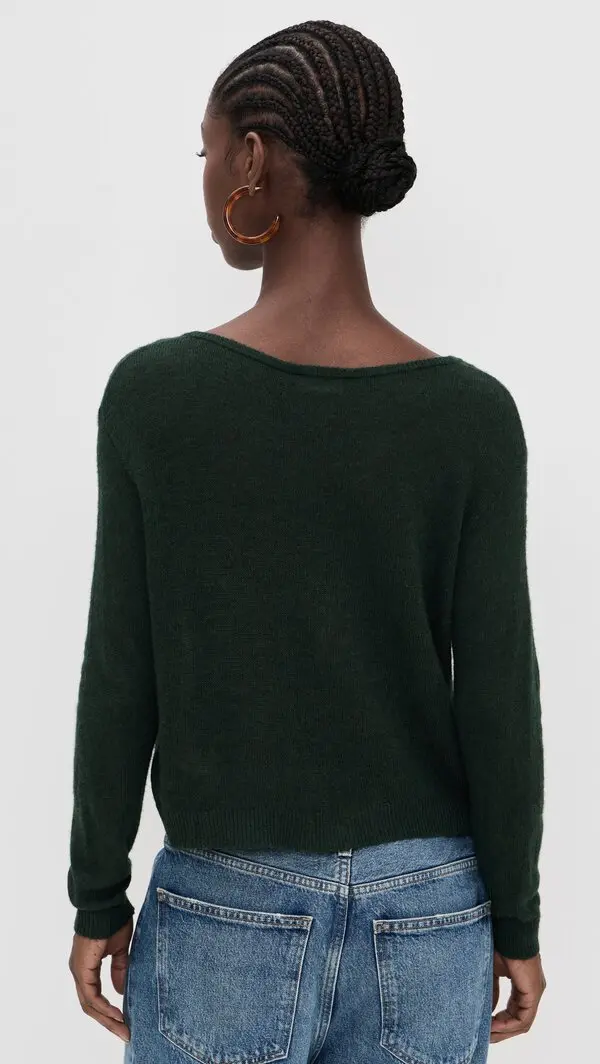 American Vintage V-neck Long Sleeve Sweater