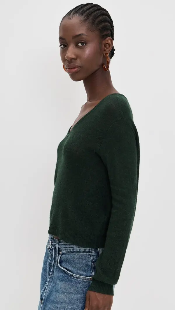 American Vintage V-neck Long Sleeve Sweater