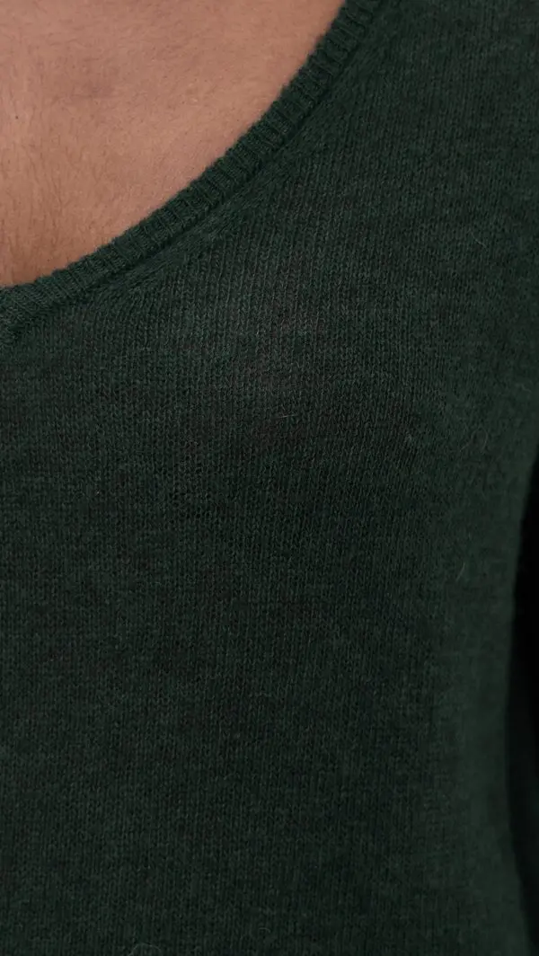 American Vintage V-neck Long Sleeve Sweater