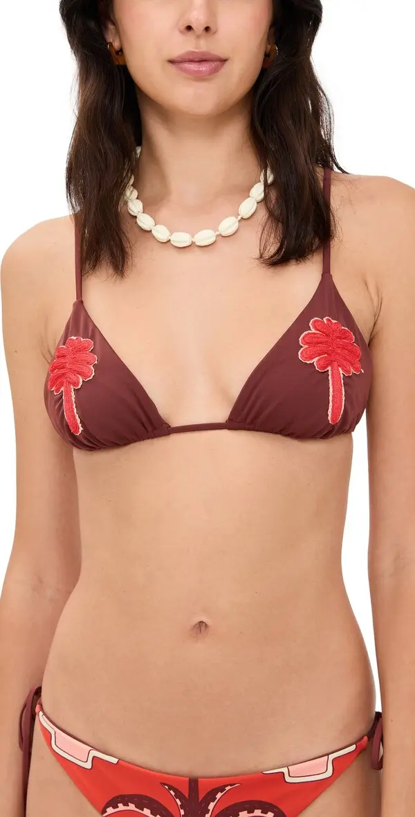 Johanna Ortiz Heatwave Bikini Top - Mocca