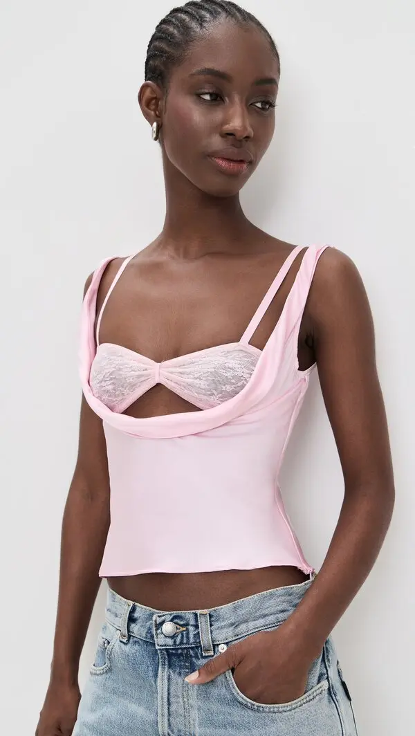 Lioness Delilah Top Soft Pink 40% Off Editorialist